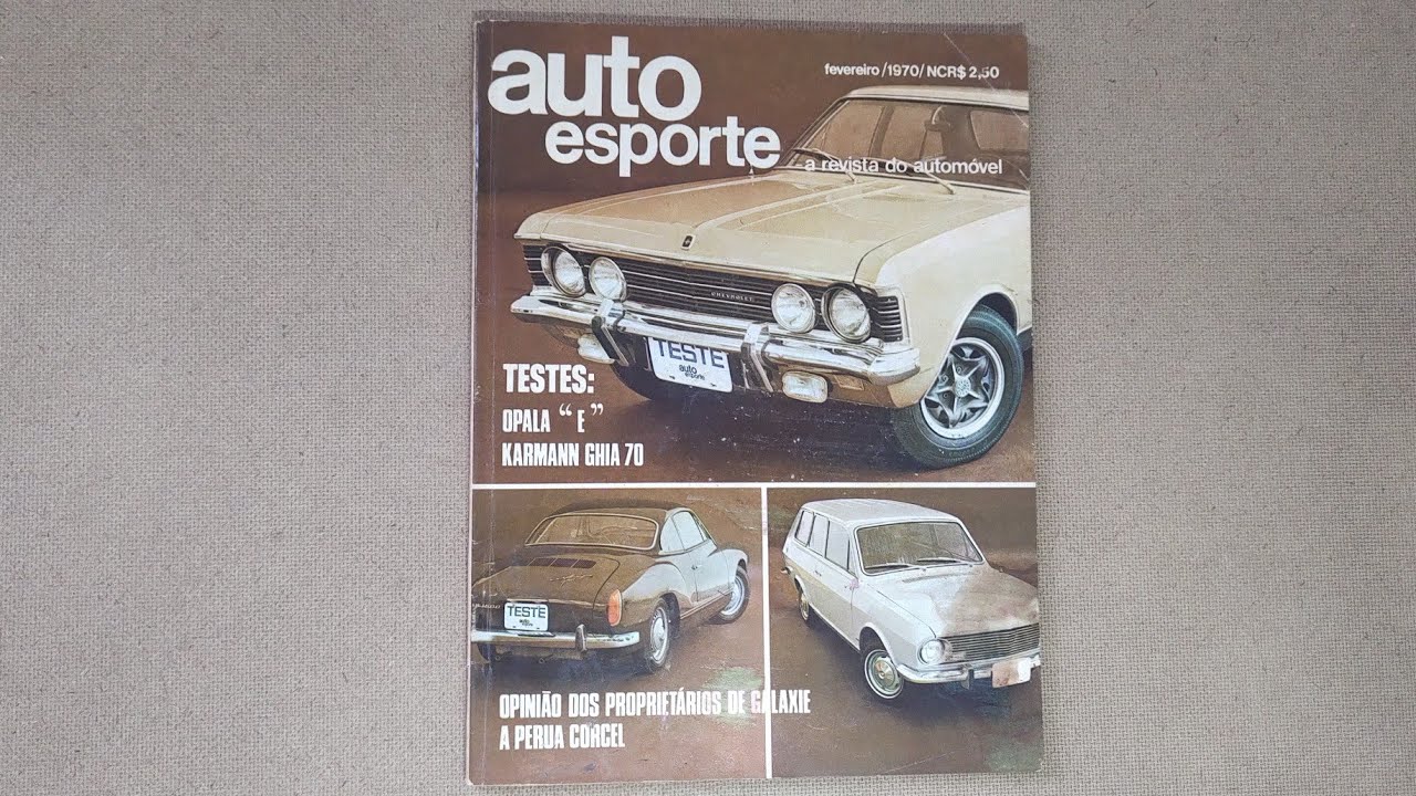 Revista AUTO ESPORTE (Edição 064 - Fevereiro/1970) #autoesporte - YouTube