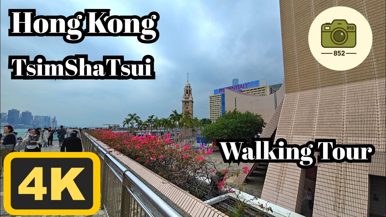 Walking in Hong Kong | 4K | TsimShaTsui | Walking Tour | ASMR | March ...