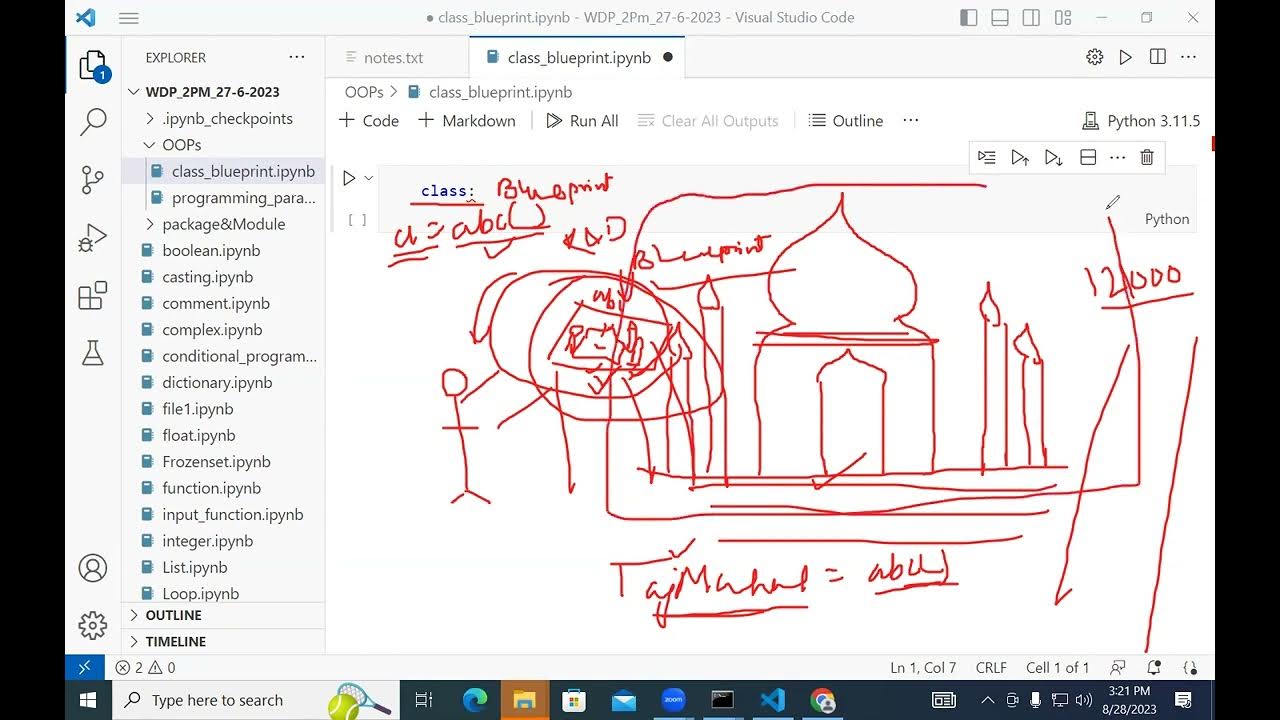 Python Object Oriented programming structure WeekDays 2 Part 2 - YouTube