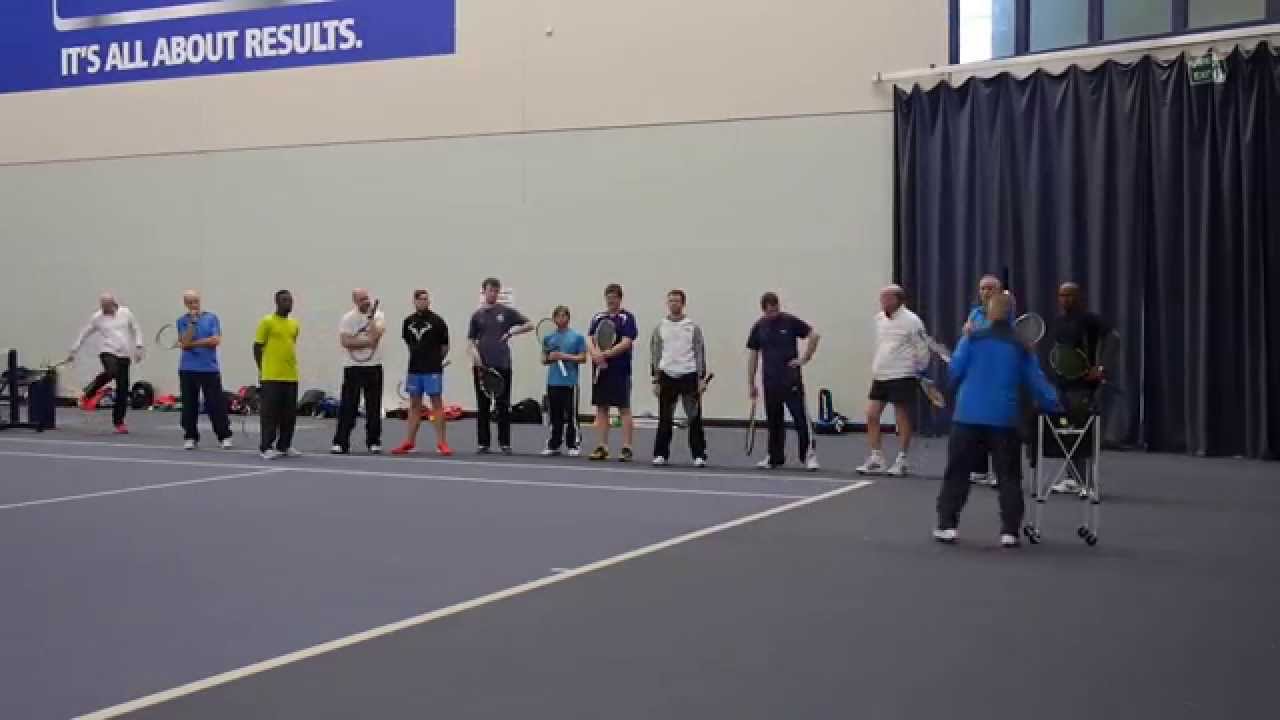 Cardio Tennis Coaches Workshop - Serve and Go Drill - YouTube