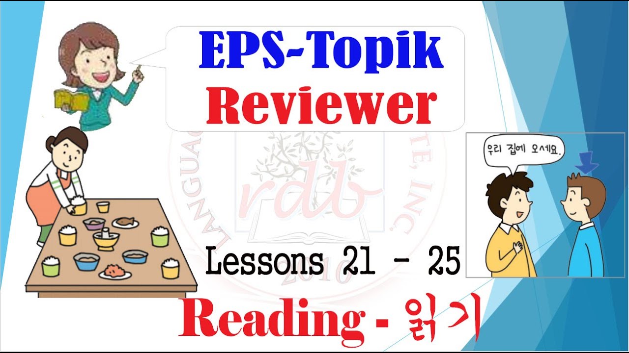 EPS-Topik Reading Questions (Lessons 21-25) - YouTube
