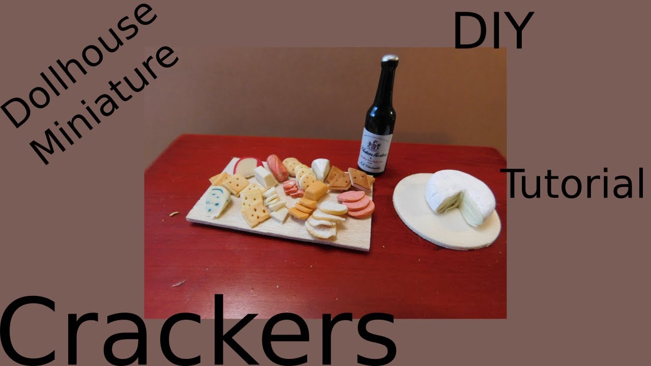 Dollhouse Miniature Crackers Tutorial - YouTube