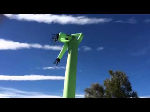 Wild Wacky Inflatable Arm Flailing Tube Man! SLOW MOTION SLO-MO - YouTube
