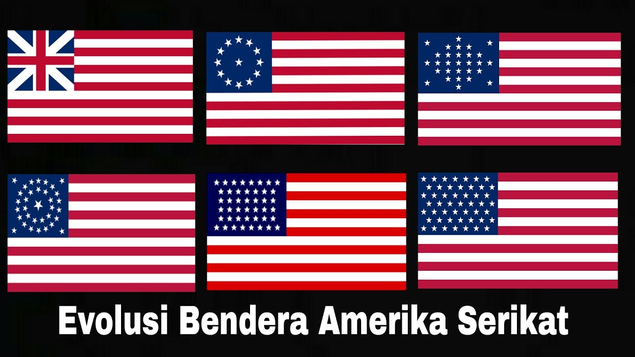 Sejarah Evolusi Bendera Amerika Serikat - YouTube