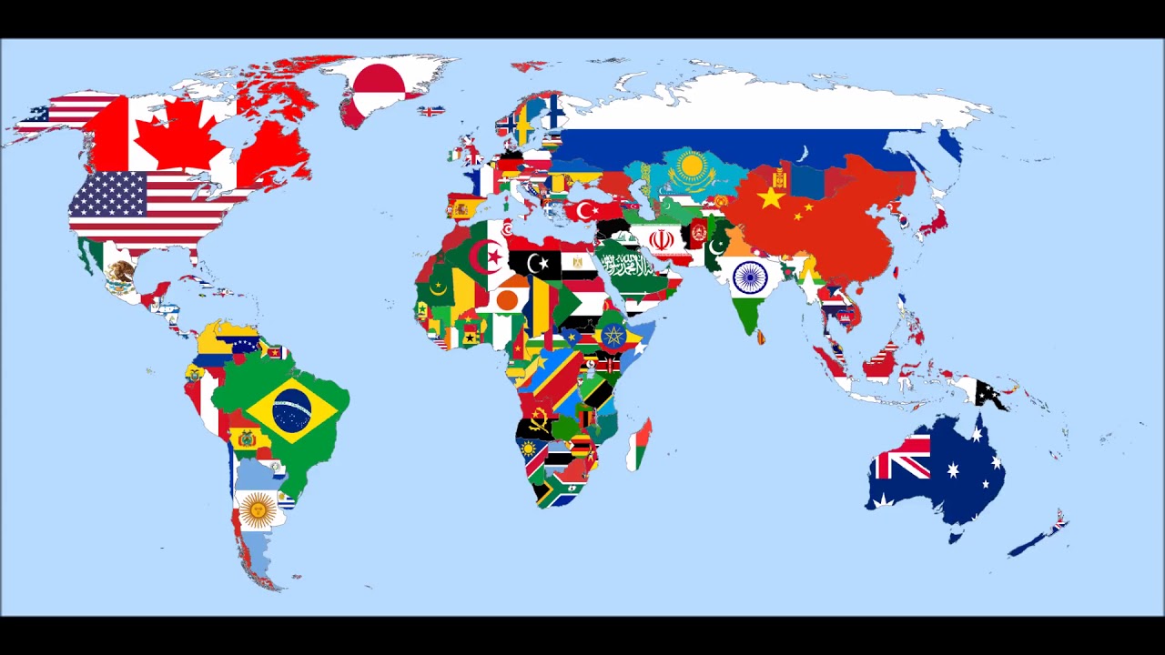 Mapas del mundo en el futuro - YouTube