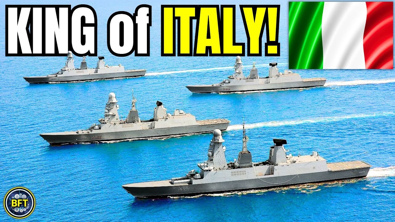 Top 10 Most Powerful Military Warships of the Italian Navy! - YouTube