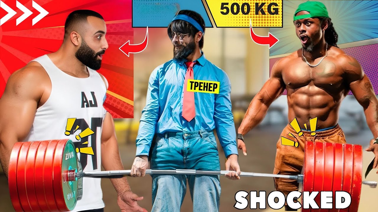 Anatoly vs Bodybuilder in INSANE Gym Prank DEADLIFT Challenge 😱 ...