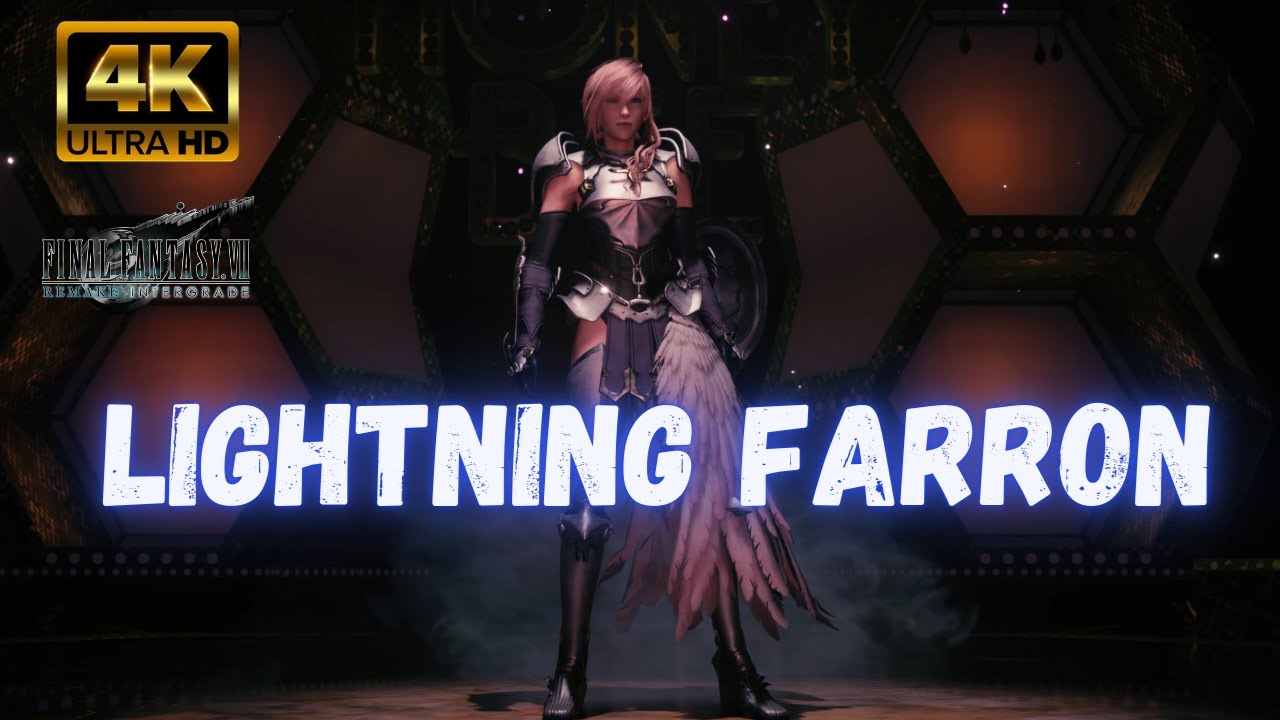 FF7 Remake Dancing Cloud Strife To Lightning Farron Swap PC Mod - YouTube