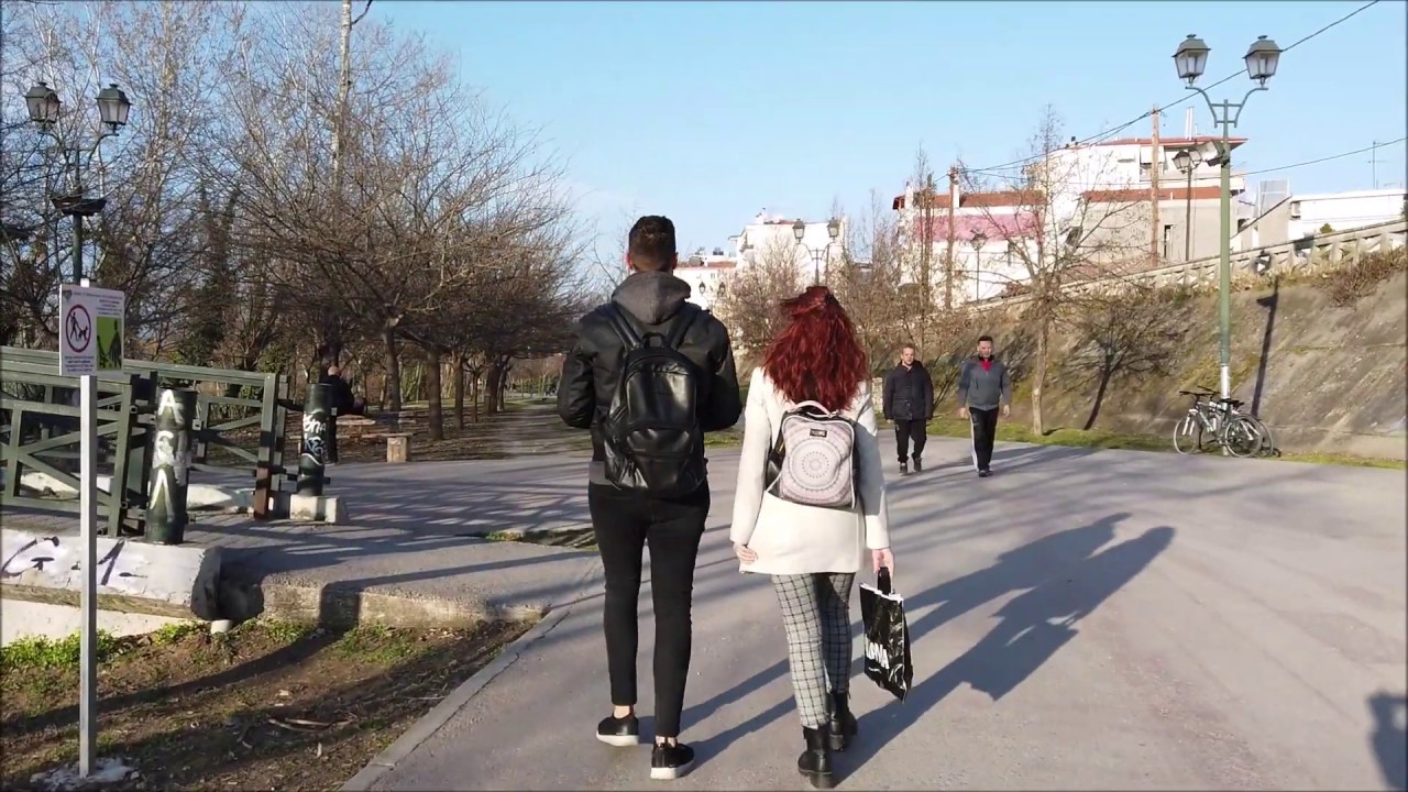 Βόλτα στην Λάρισα στον Πηνειό ποταμό - YouTube