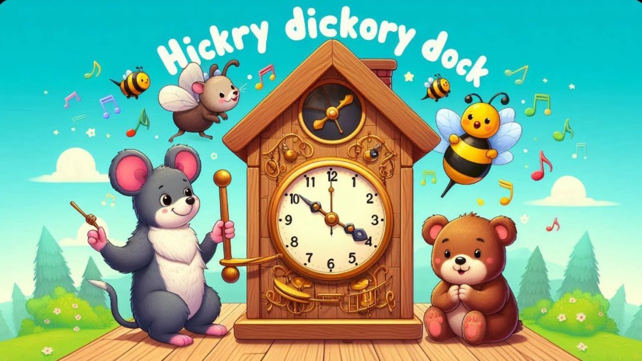 Hickory Dickory Dock - Nursery Rhymes | Mini Munchkins - YouTube