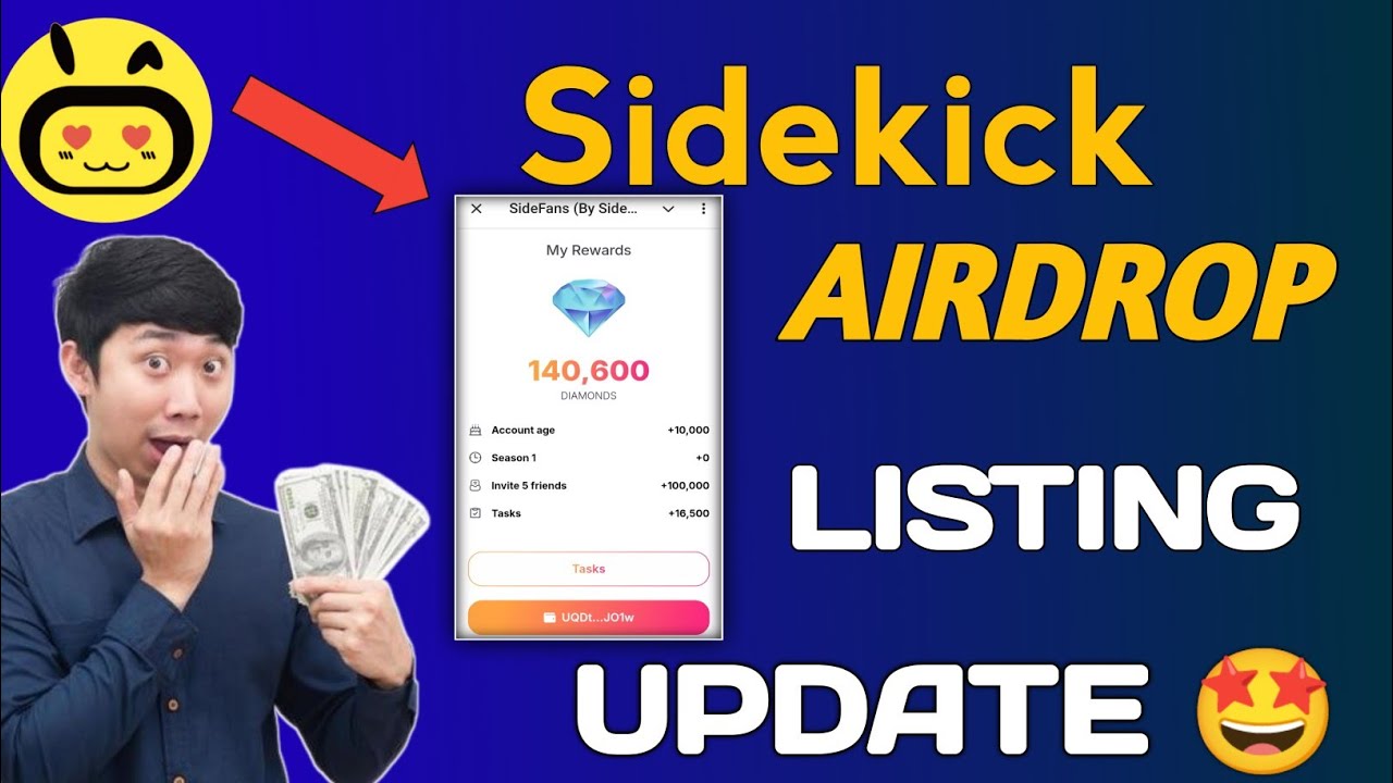 Sidekick listing update || Sidekick listing date || Sidekick airdrop ...