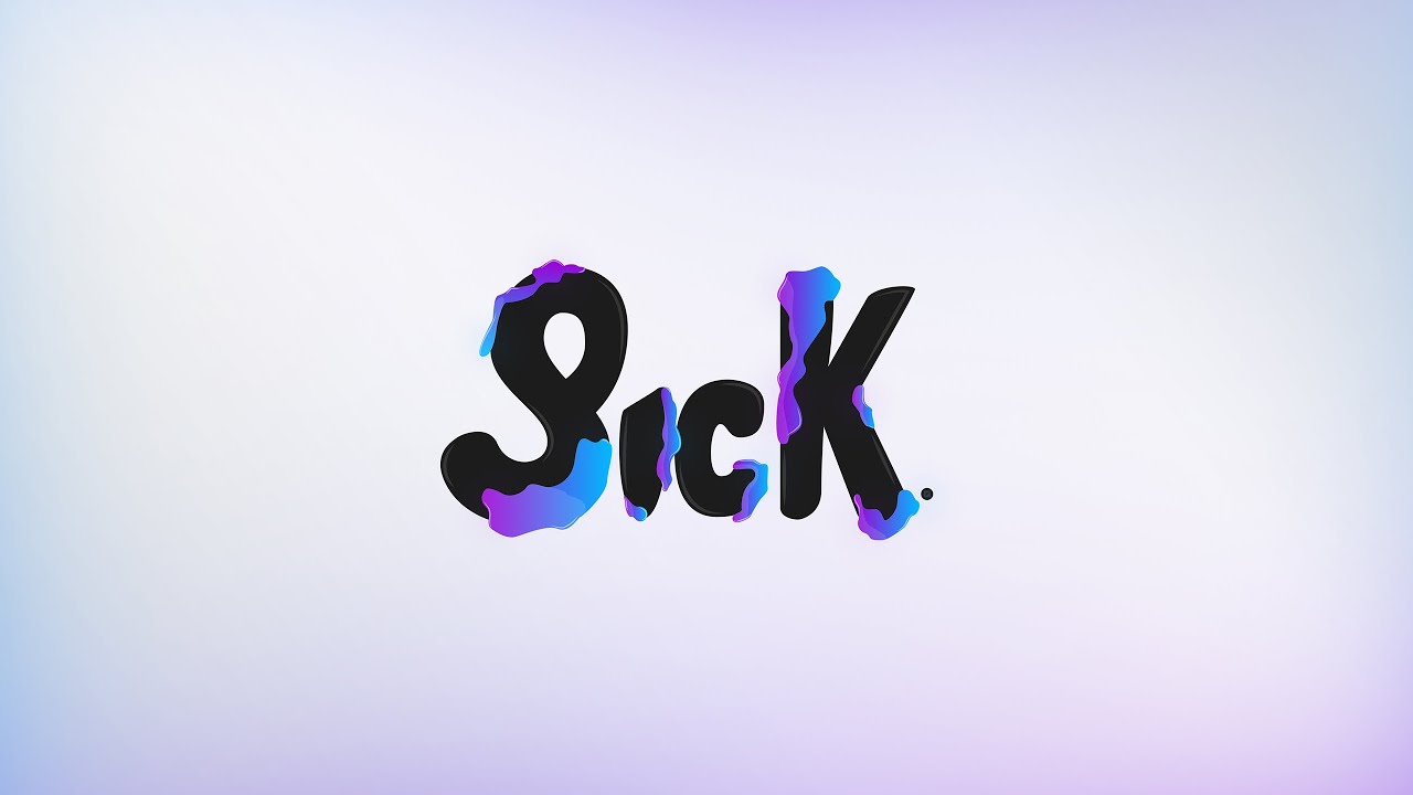 "SICK" Hand Lettering - Adobe Illustrator Speed Art - YouTube