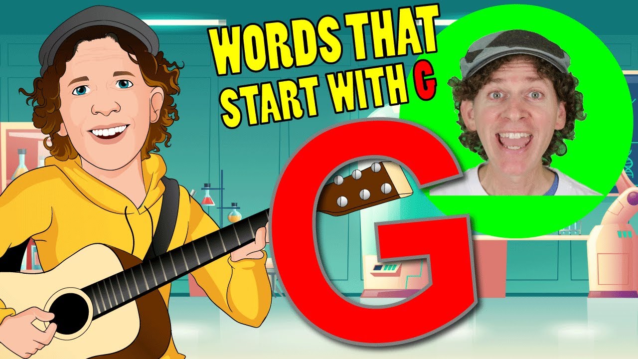 Words That Start With G Chant | Vocabulary Building | Dream English ...