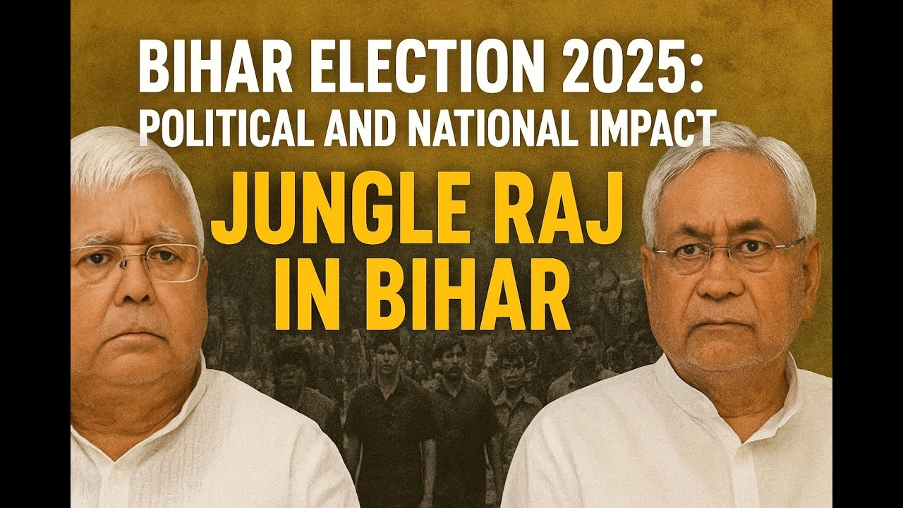 Bihar Elections 2025 || Political and National Impact || Jungle Raj ...