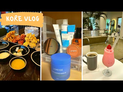 KORE VLOG | Kore'de Bir Pazar Günü, Kore Usulü Kızarmış Tavuk, KORE KOZMETİK CİLT BAKIMI ALIŞVERİŞİM