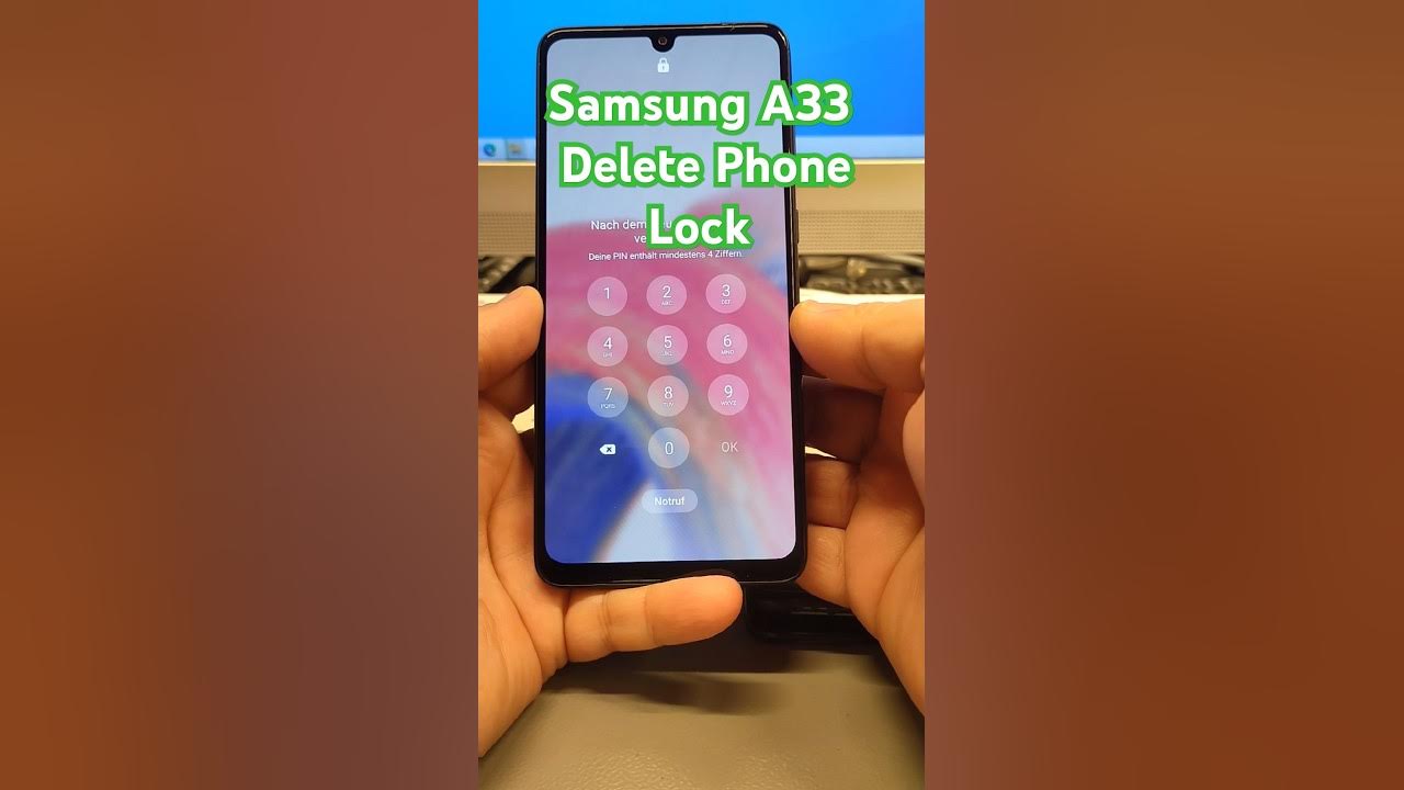 Samsung A33 5G (SM-A336B), Delete Pin, Pattern, Password Lock. - YouTube
