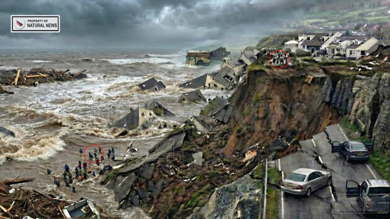 1 MINUTE AGO: Huge Wave Crash Down California Coastal Cliffside ...