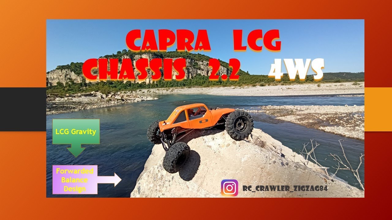 Présentation de mon Capra avec chassis "home made" LCG 2.2 et 4 roues ...