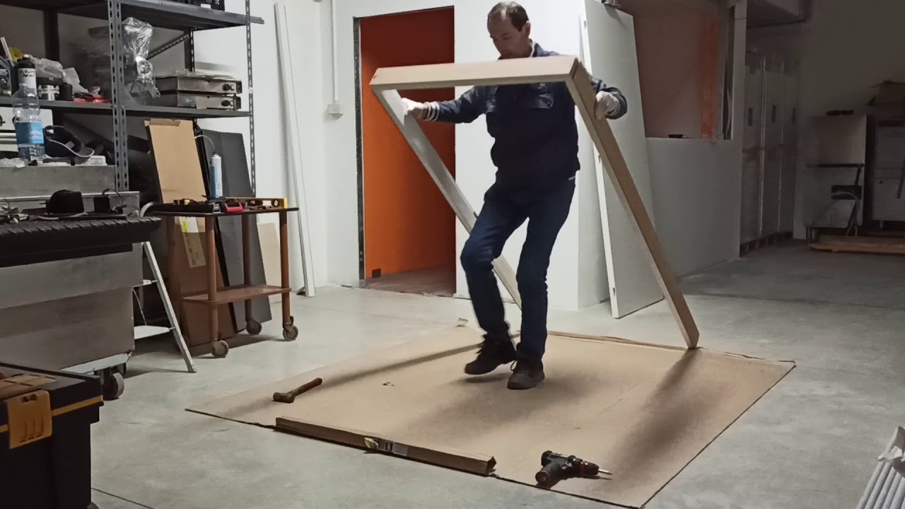 Montaggio e installazione porta interna in legno tutorial completo ...