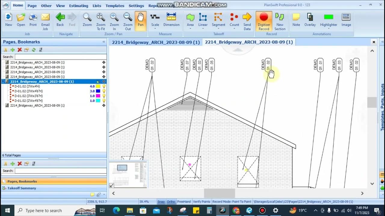 Planswift Tutorial: Demolition Estimation from Plans to Excel Sheets ...