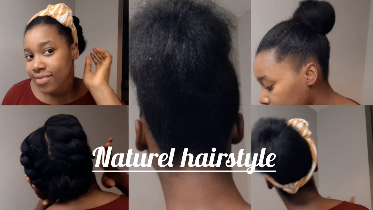 Naturel: 4 style coiffure simple et rapide ou ka fè byen bel / yon ...