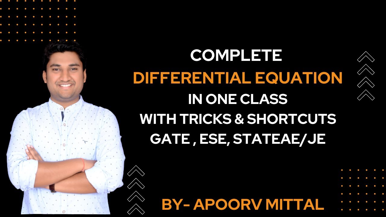 Complete Differential Equation in one class | Engineering Mathematics ...