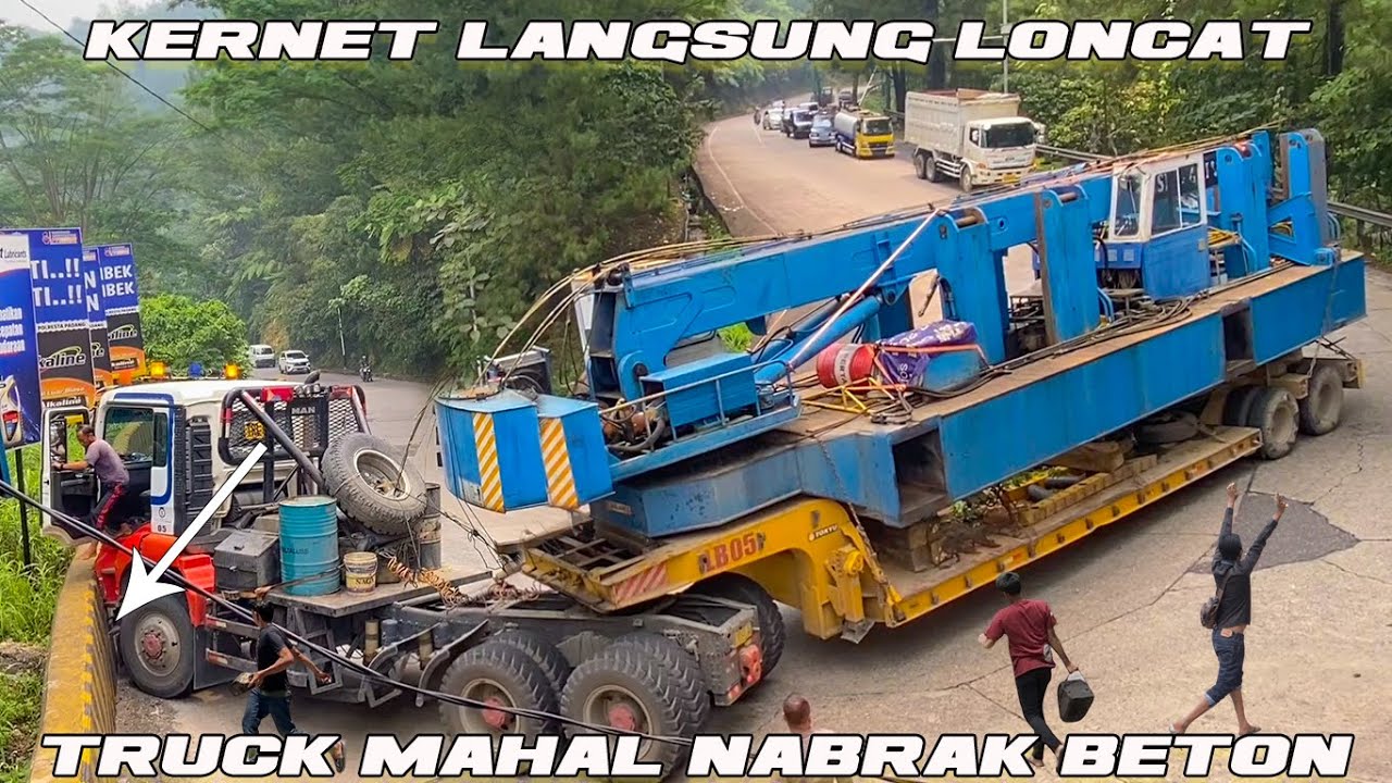 ASLI MENEGANGKAH HARI INI.!! KERNET LANGSUNG LONCAT,TRUCK MAHAL MUATAN ...