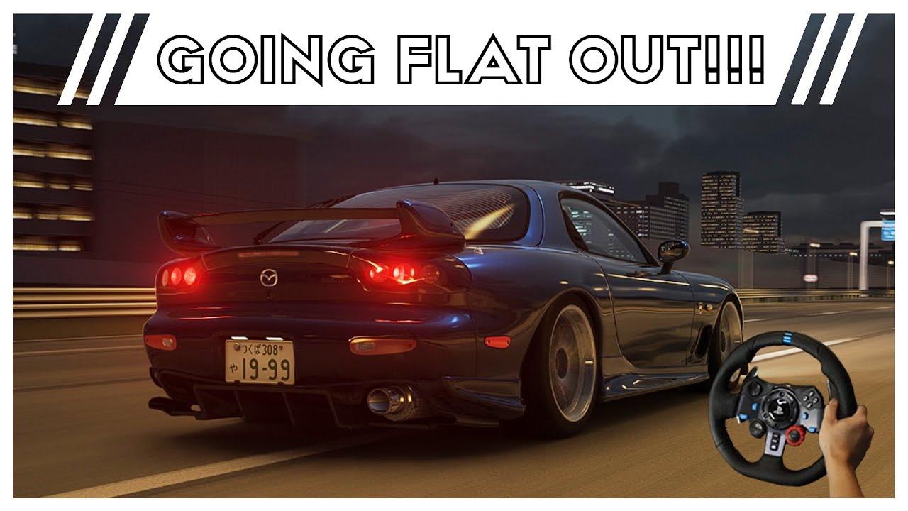 472HP Mazda RX-7 Spirit R FD3S Going Flat Out|Full Send on Shutoko ...