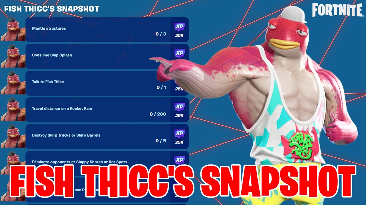 Full Guide To Complete Fish Thicc's Snapshot Quests & Unlock Reef Cake ...