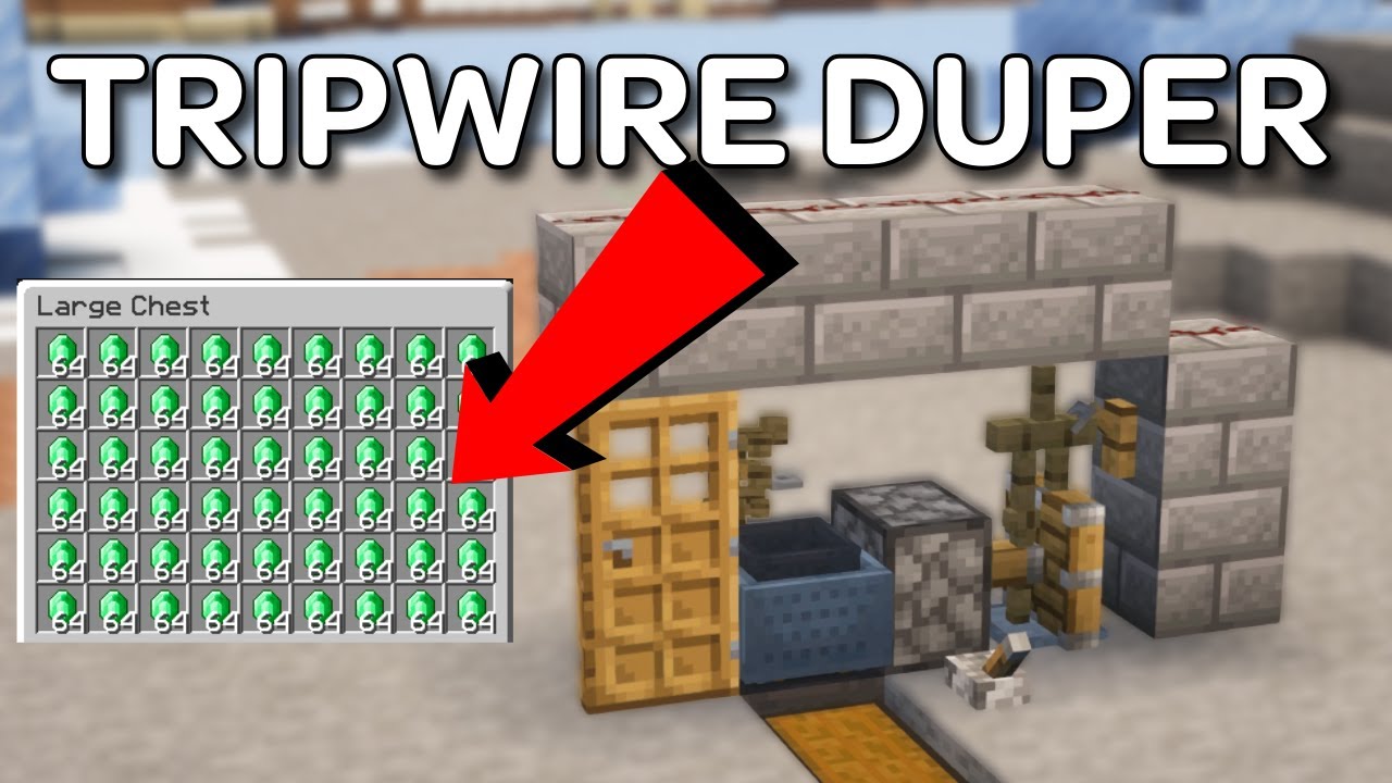 Minecraft Tripwire Duper Java 1.21.8 - YouTube