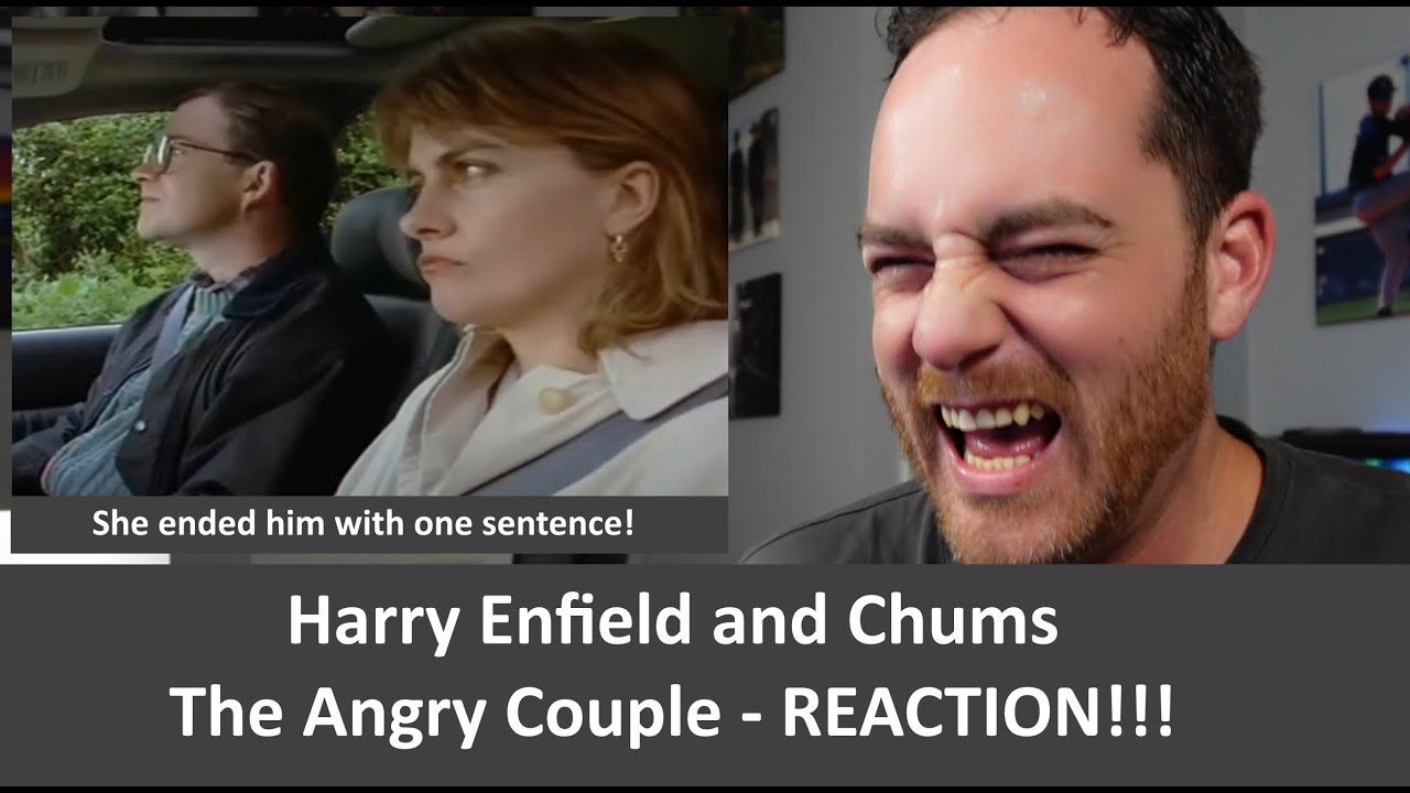 American Reacts Harry Enfield and Chums - Angry Couple REACTION - YouTube