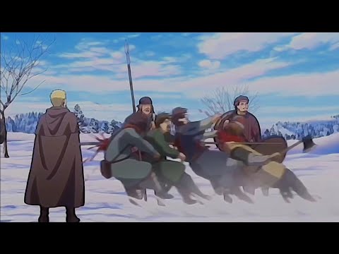 Thorkell throws his spear perfecly | Vinland Saga | Season 1 | Episode ...