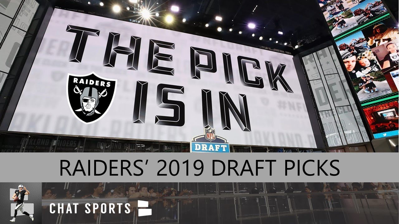 Oakland Raiders 2019 Draft Picks: Full 7-Round NFL Draft Order With ...
