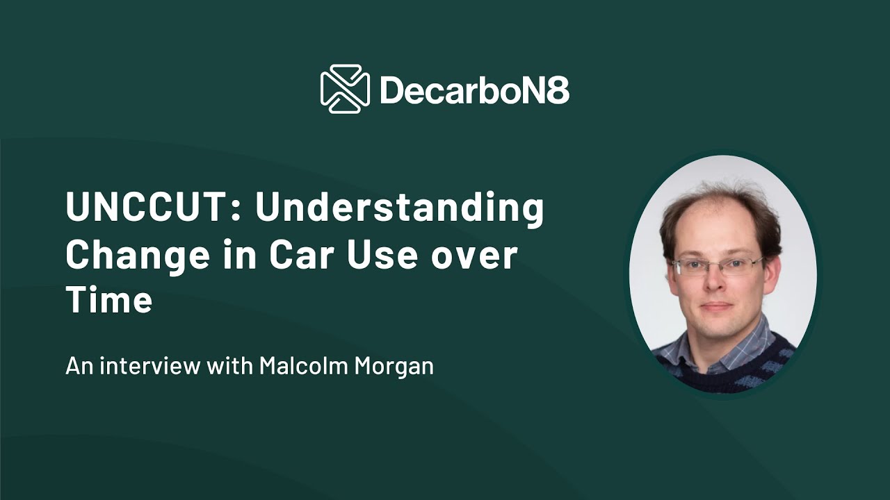 Understanding Change in Car Use over Time: An interview with Malcolm ...