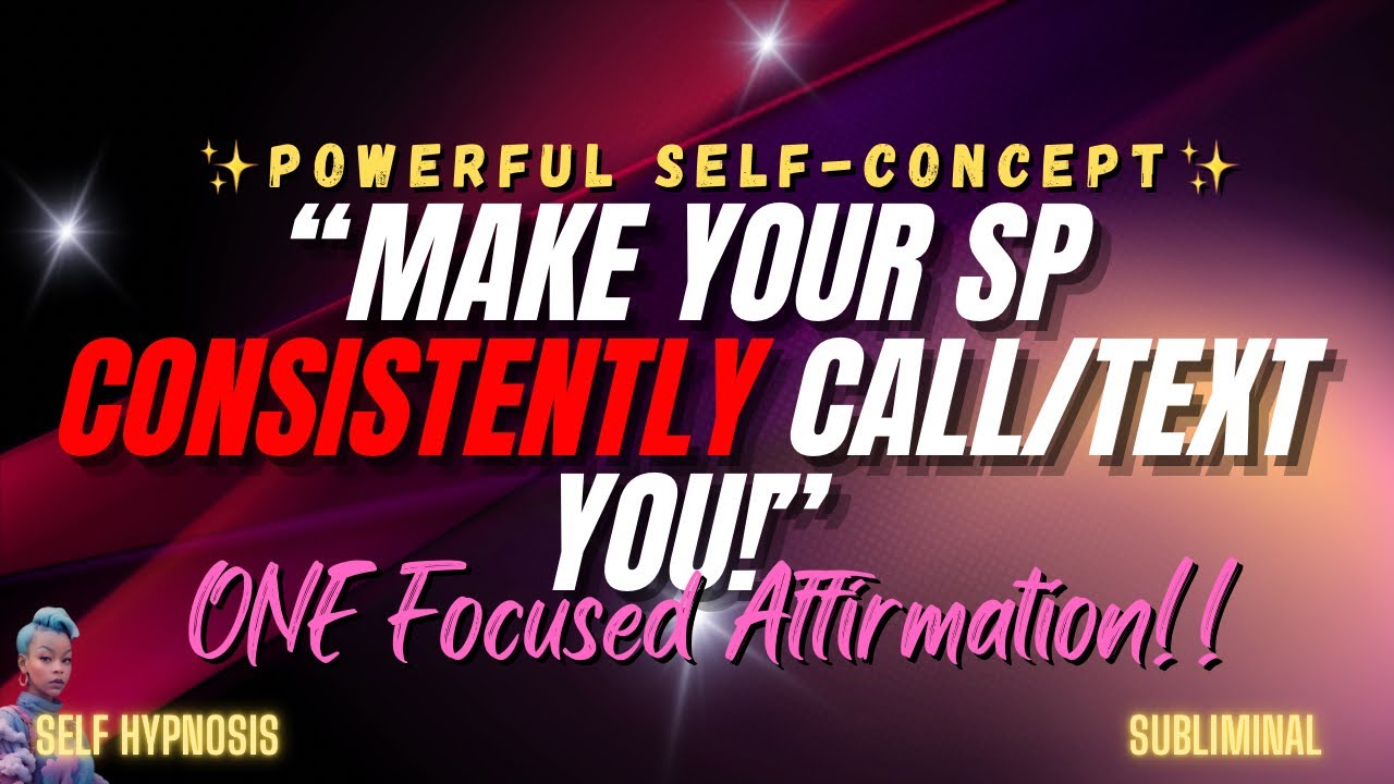 Attract Texts and Calls from Your SP Instantly | ONE affirmation Subliminal Audio - YouTube