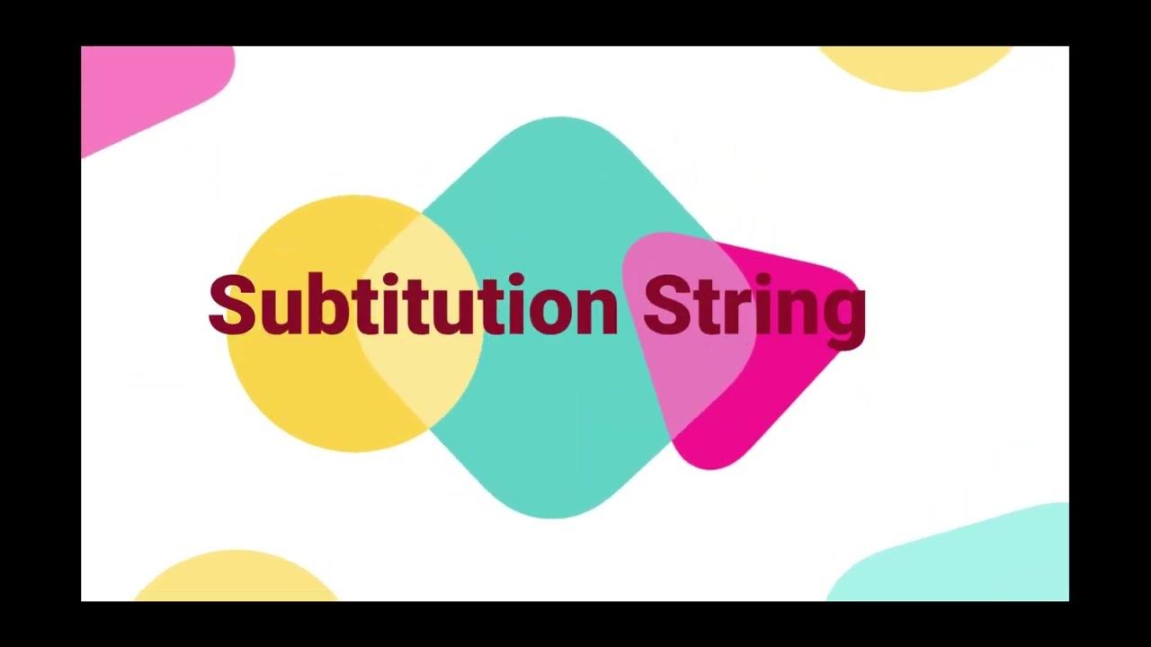 Substitution Strings In Oracle Apex Ontoor Concepts 3 Youtube