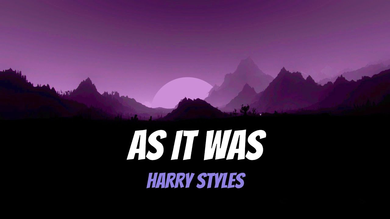 Harry Styles - As It Was (Lyric Video) - YouTube
