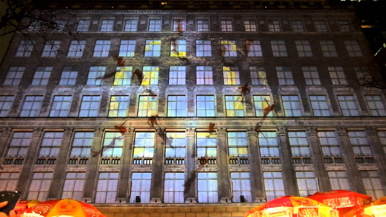 Saks Fifth Avenue Christmas Projection Animation 2013 - YouTube
