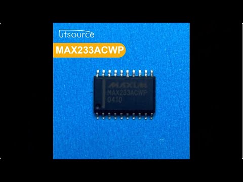 MAX233ACWP electronic component - YouTube