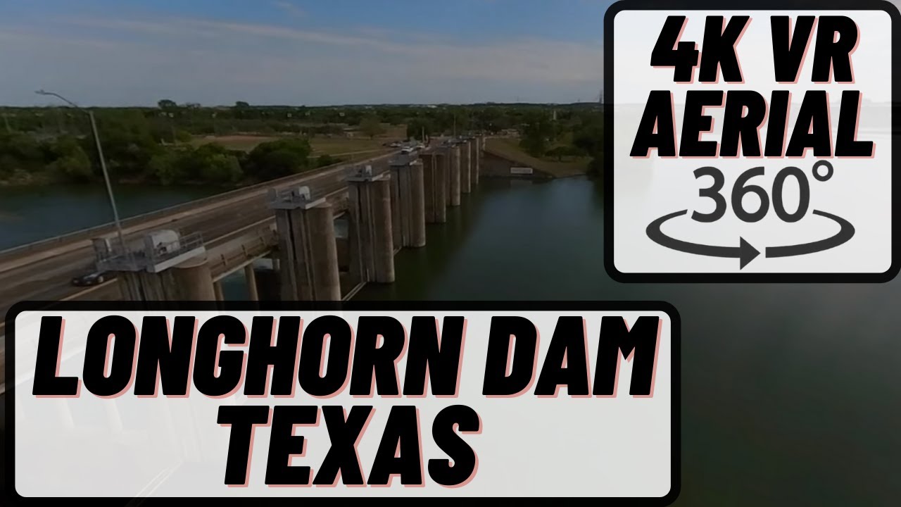 LONGHORN DAM LADY BIRD LAKE AUSTIN TEXAS AERIAL 360 | Relaxing Flying ...