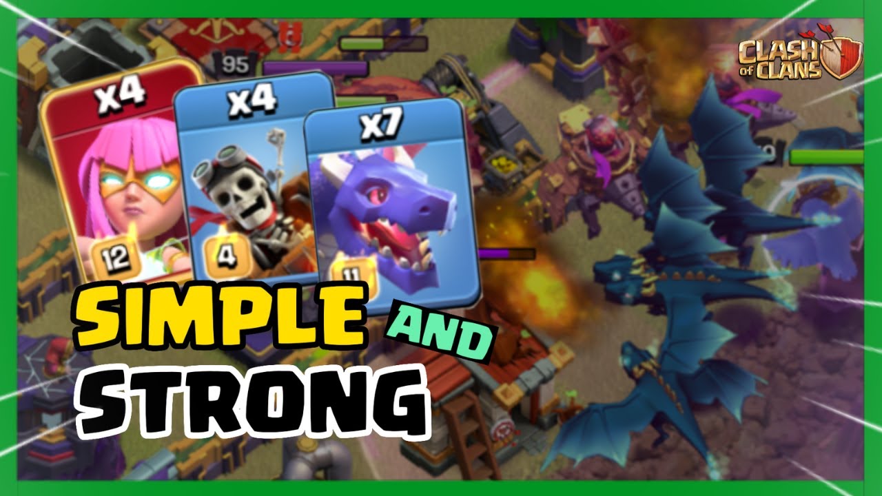 Dragons with Dragon Riders Attacks (HYDRA Attack Strategy) TOWNHALL 16 ...