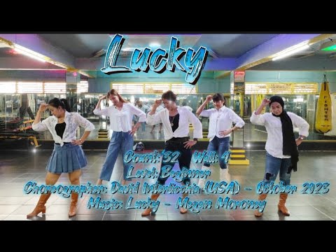 Lucky Line Dance / Choreo : David Interlicchia (USA) #pldc_riau - YouTube