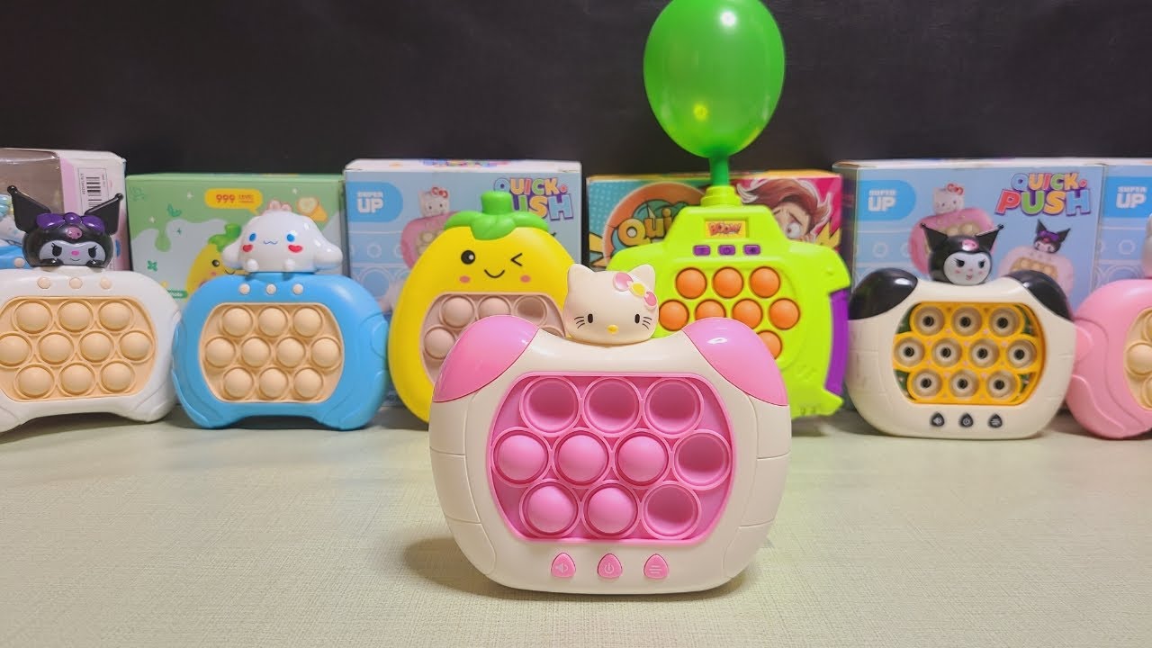 Hello Kitty Fast Push Game Pop It Eletrônico Fidget Toy ASMR #asmr # ...