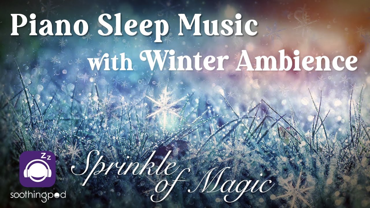 White Winter Piano | ️ Sprinkle of Magic | Relaxing Sleep Instrumental ...
