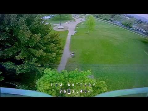 Stability/landing training. Betafpv Air75, biblade. Also stuck in a tree.