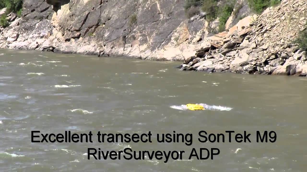 Oceanscience Q-Boat 1800P with SonTek M9 River Surveyor ADCP Discharge ...