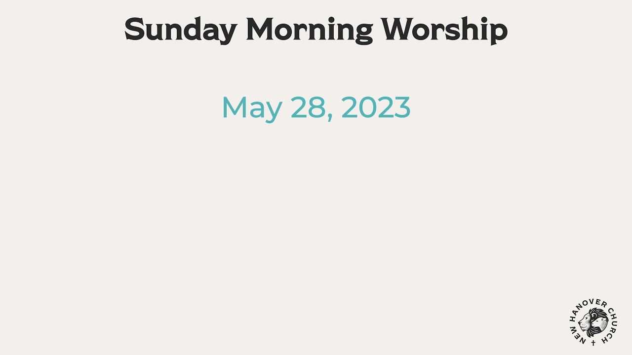 Sunday Morning Sermon - 5/28/2023 - YouTube