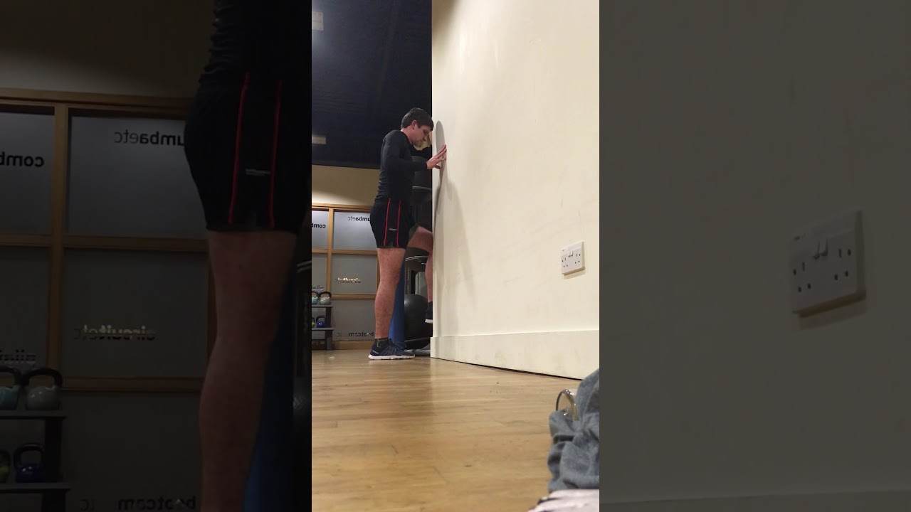 Isometric hip internal and external rotation - YouTube