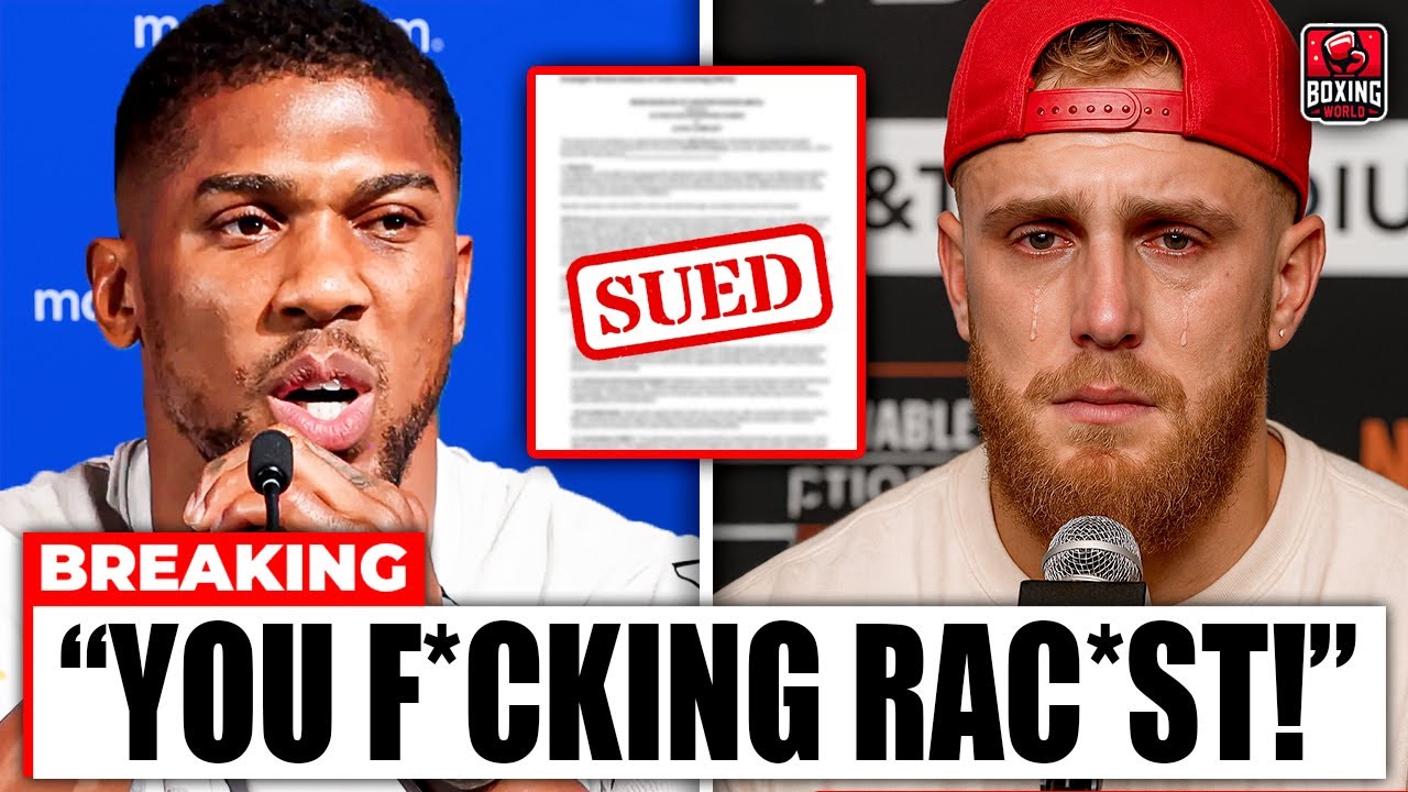 Anthony Joshua Just SUED Jake Paul After Jake Sent RACIST COMMENTS To ...
