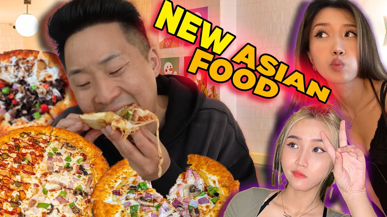 EPIC NEW Asian Food Tour & MUST-TRY Korean Pizza (NEW YORK) - YouTube